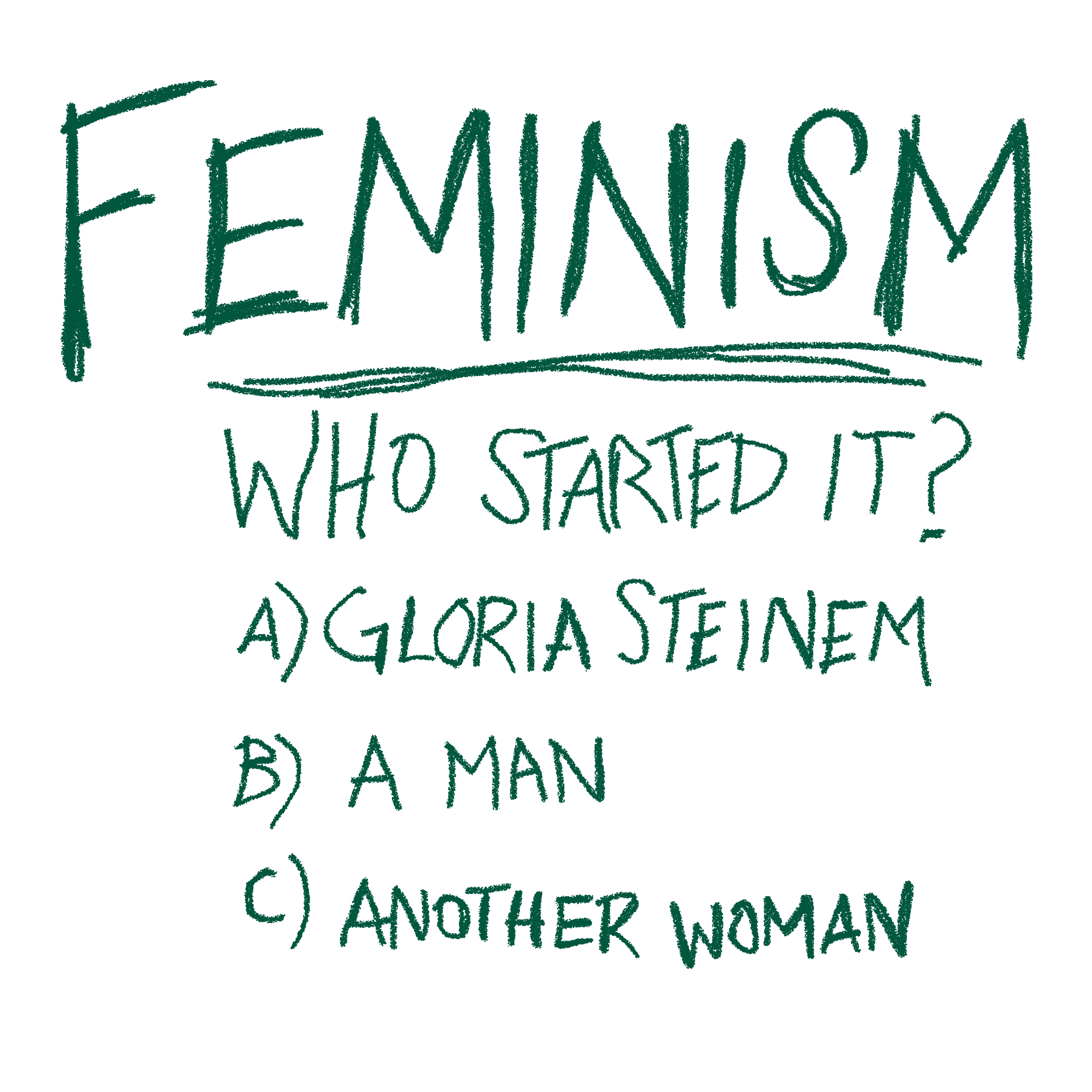 blondie studios | bottoms feminism sticker