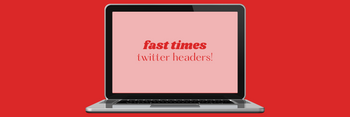 freebies | 'fast times' twitter headers – blondie studios